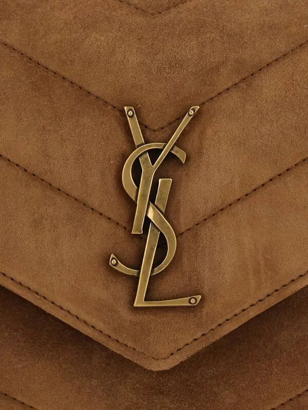 Saint Laurent Loulou Small Suede Leather Shoulder Bag - Multicolor