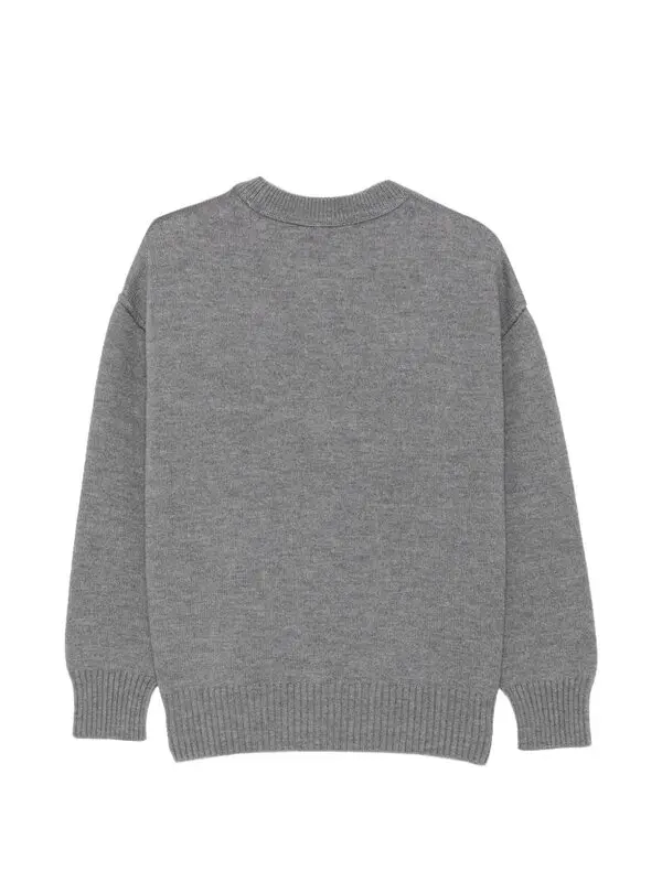 AMI Paris De Coeur Wool Crewneck Sweater
