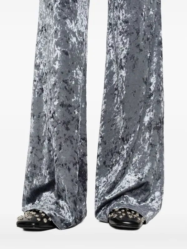 FORTE_FORTE Velvet High-waisted Trousers