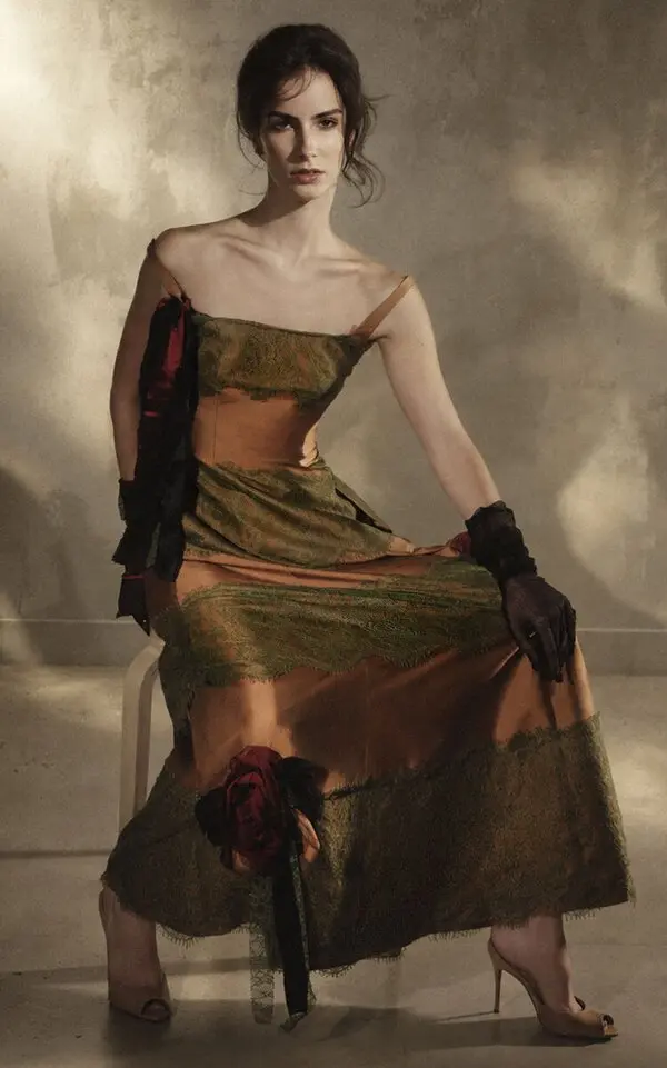 SALMA OSMAN Lace A-line Gown