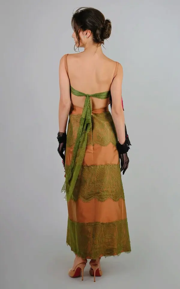 SALMA OSMAN Lace A-line Gown
