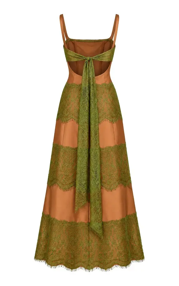 SALMA OSMAN Lace A-line Gown