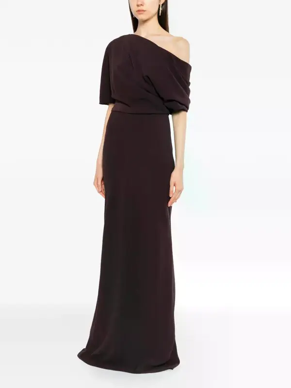 Amsale Technical Crepe Slouch Dress