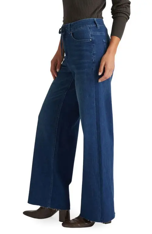 Universal Standard Rhiannon High Waist Drawstring Bootcut Jeans - Berkeley Blue