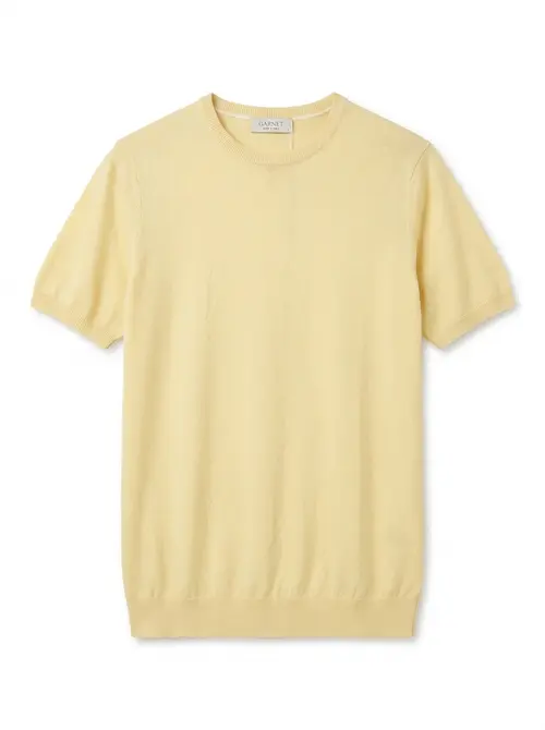 GARNET Crewneck T-shirt - Yellow