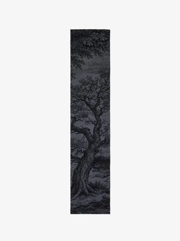 Alexander McQueen Tree Of Life' Wool Jacquard Scarf