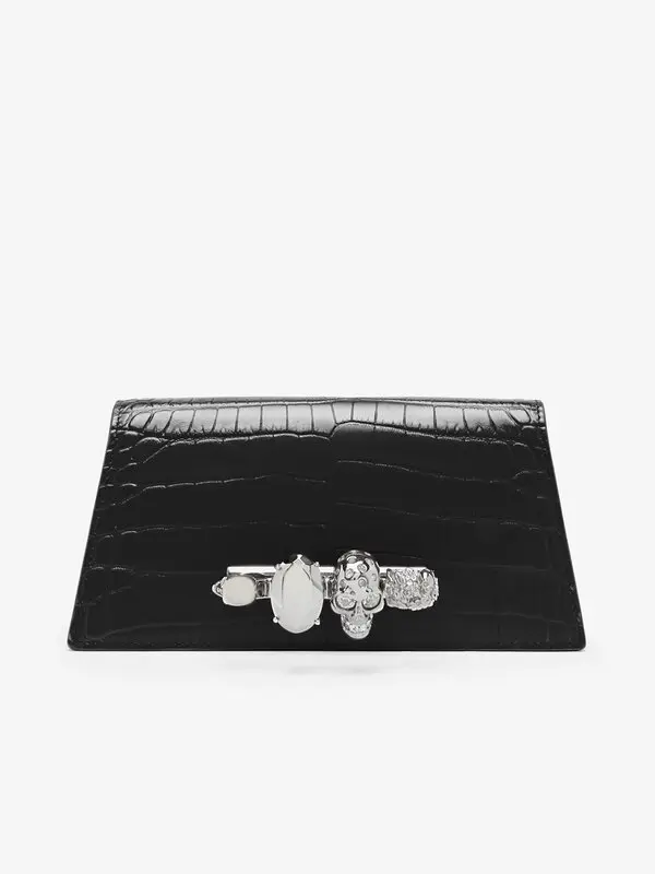 Alexander McQueen Jewelled Micro - Black