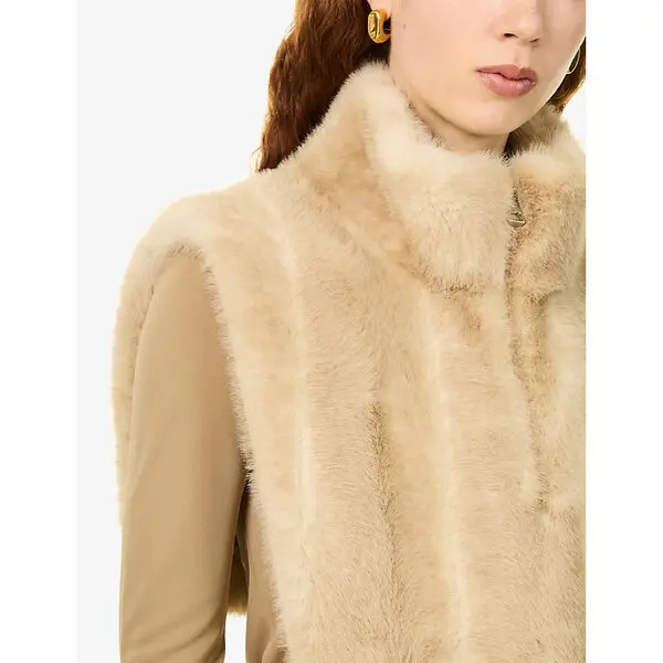 Apparis Jamie Shaved Faux Mink Dickey