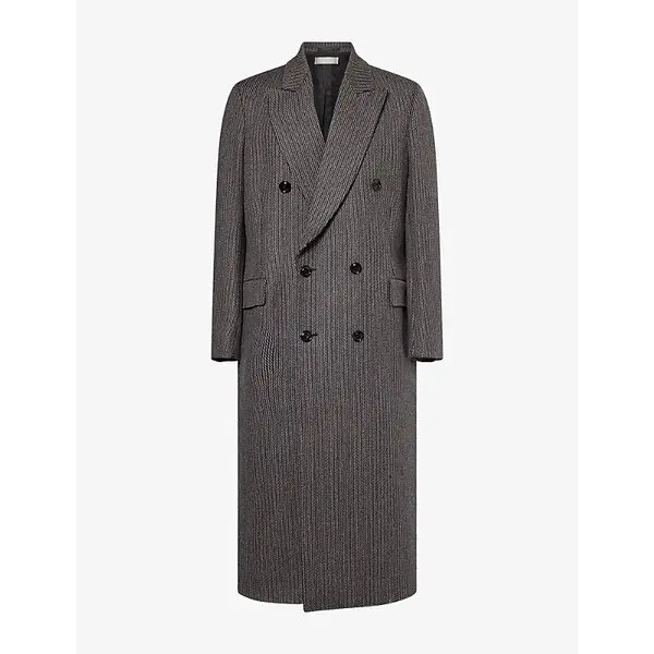 Our Legacy Extended Whale Double-breasted Wool Coat