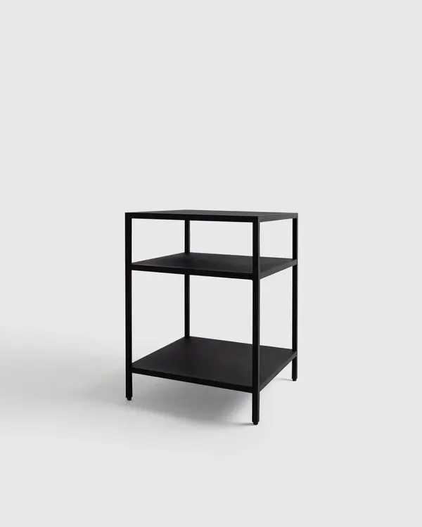 Quince Powder-coated Steel End Table