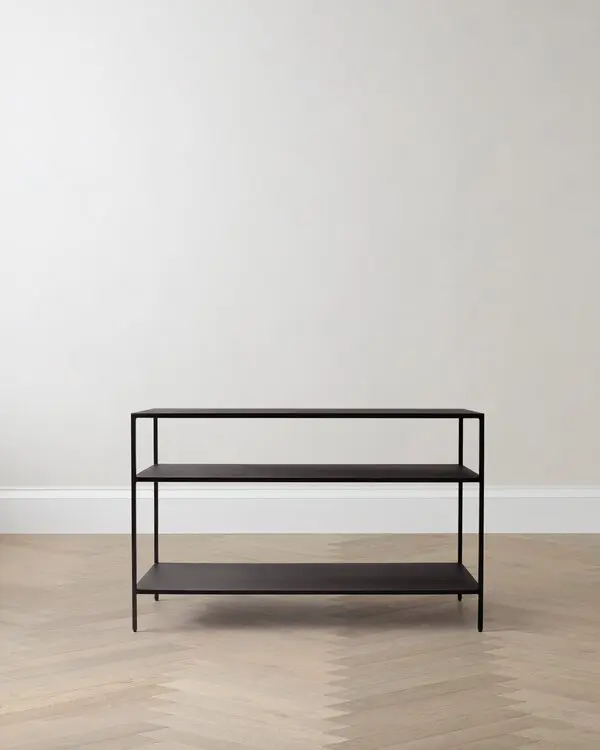 Quince Powder-coated Steel Console Table
