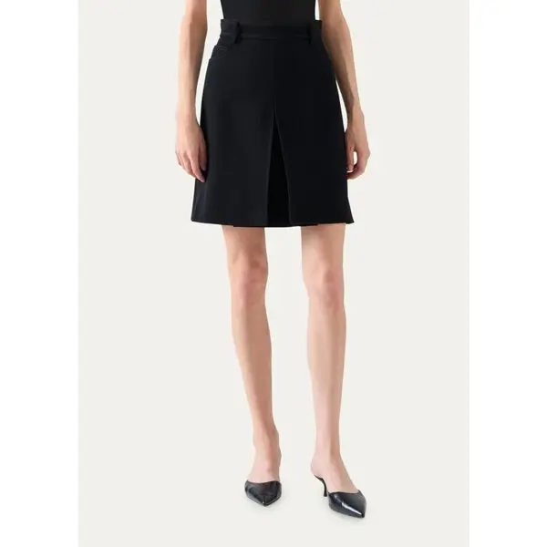 Akris Wool Mini Skirt