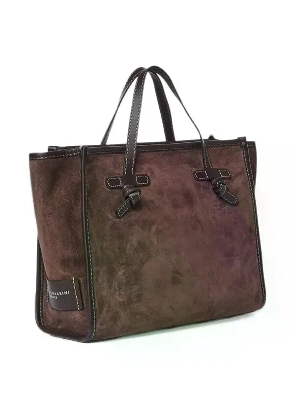 GIANNI CHIARINI 32 Miss Marcella Suede Tote Bag