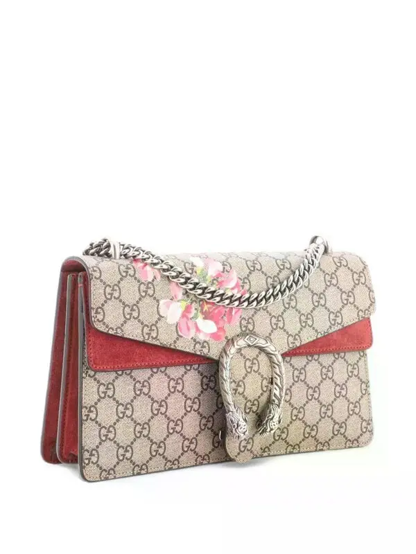Gucci Dionysus Bag Blooms Print Gg Coated Canvas Small Shoulder Bag