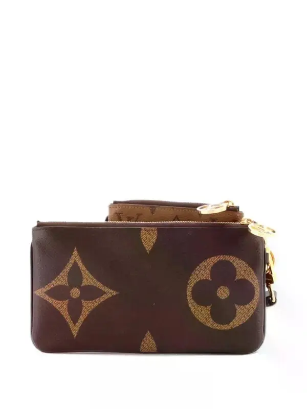 LOUIS VUITTON Trio Pouch Set Reverse Monogram Giant Clutch Bag