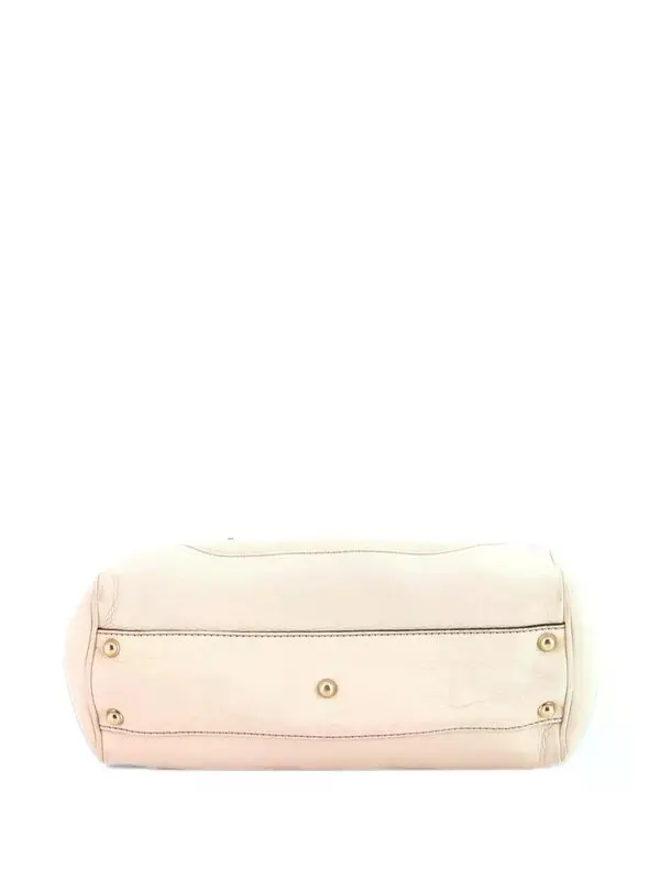 Gucci Diana Bamboo Top Handle Leather Small Tote Bag - Neutrals
