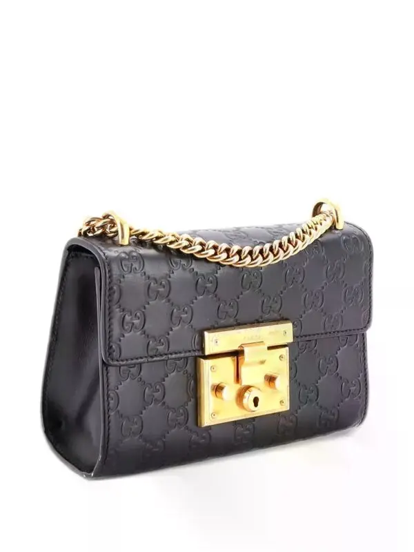 Gucci Padlock Shoulder Bag Guccissima Leather Small Crossbody Bag