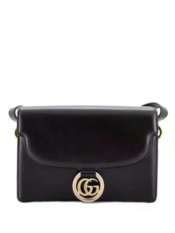 Gucci Gg Ring Shoulder Bag Leather Small Crossbody Bag