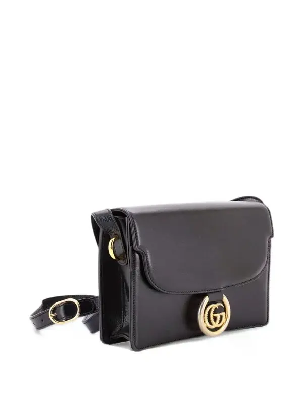 Gucci Gg Ring Shoulder Bag Leather Small Crossbody Bag