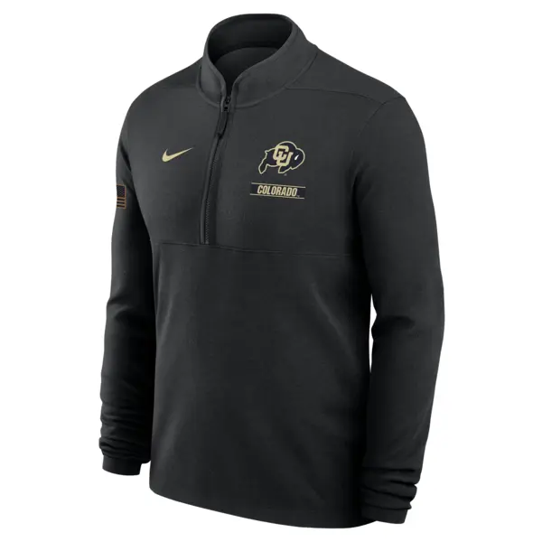 Nike Colorado 2026 Military Appreciation Stride Dri-fit College 1/2-zip Long-sleeve Top - Black