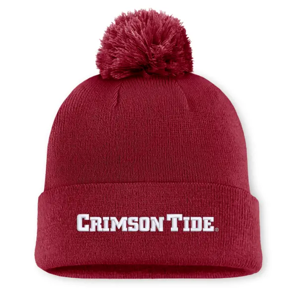 Nike Alabama Peak College Cuffed Beanie - Red