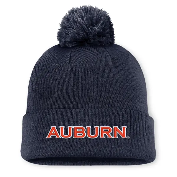 Nike Auburn Peak College Cuffed Beanie - Blue