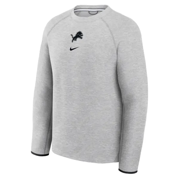 Nike Detroit Lions Tech Fleece Nfl Pullover Crew