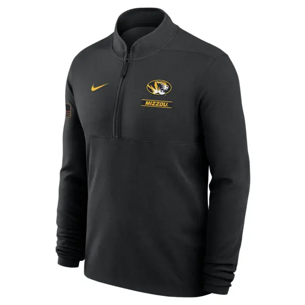 Nike Missouri 2026 Military Appreciation Stride Dri-fit College 1/2-zip Long-sleeve Top - Black