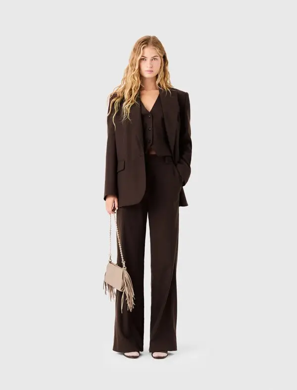 Maje Rhinestone Suit Trousers