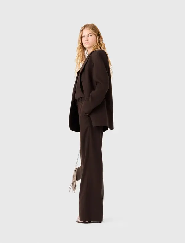 Maje Rhinestone Suit Trousers