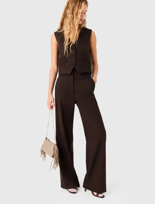 Maje Rhinestone Suit Trousers