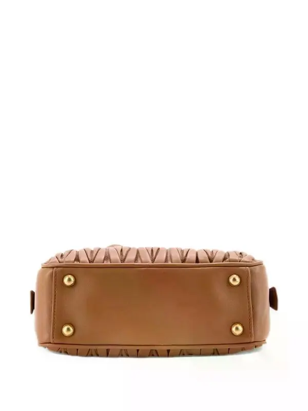 Miu Miu Arcadie Top Handle Bag Matelasse Leather Regular Satchel