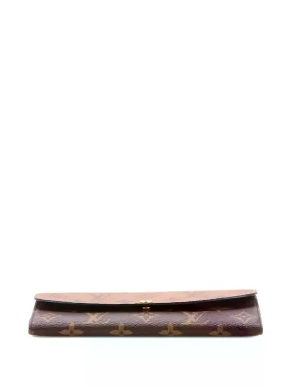LOUIS VUITTON Emilie Wallet Reverse Monogram Canvas Small Wallets