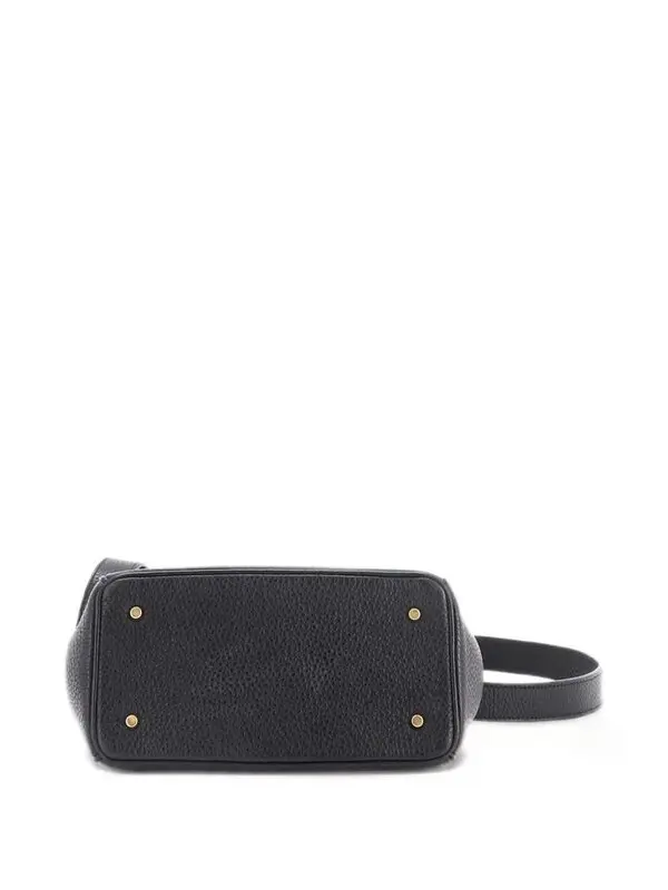 Dior Be Bag Pebbled Leather Mini Satchel