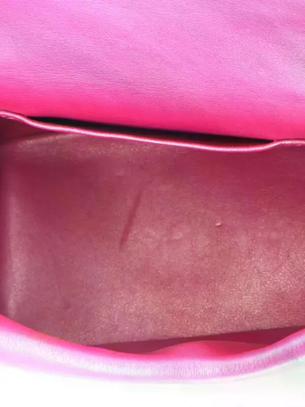 Dior Be Bag Pebbled Leather Mini Satchel