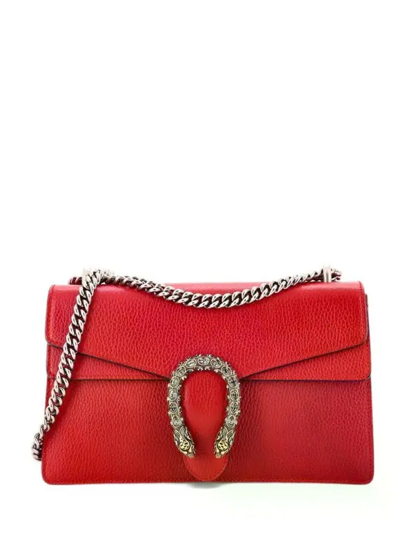Gucci Dionysus Bag Leather Small Shoulder Bag - Red