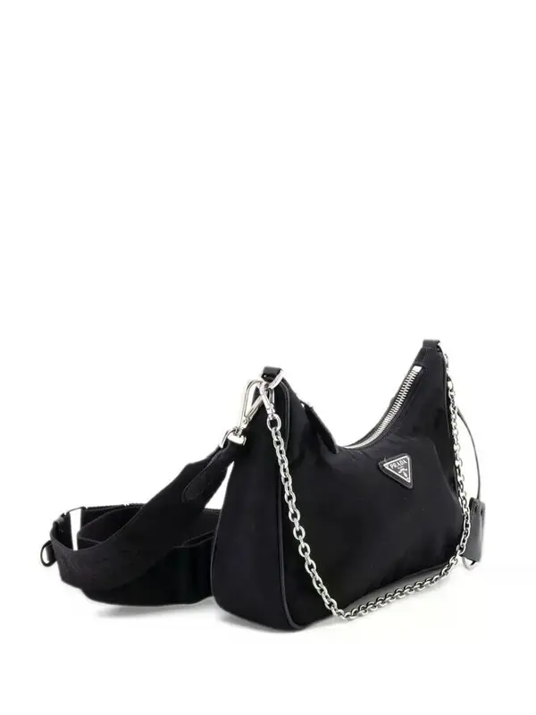 Prada Re-edition 2005 Shoulder Bag Tessuto Small Crossbody Bag - Black