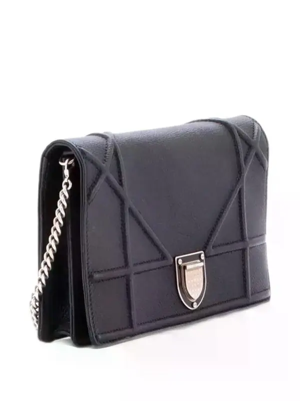 Dior Diorama Wallet On Chain Leather Clutch Bag