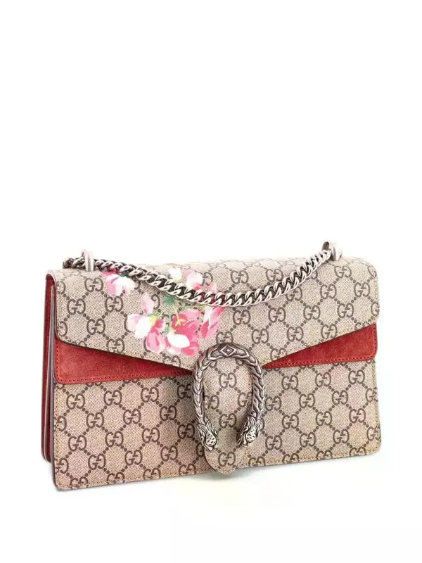 Gucci Dionysus Bag Blooms Print Gg Coated Canvas Small Shoulder Bag