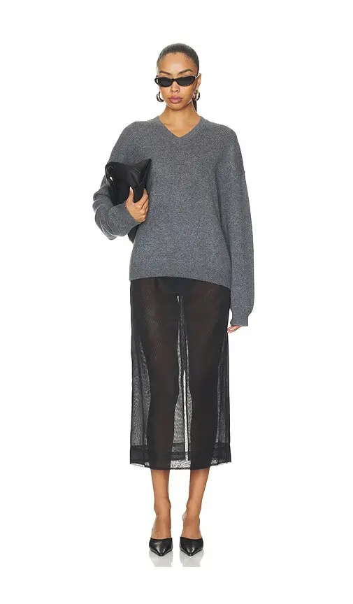 LISA YANG Cyrilla Sweater In Grey