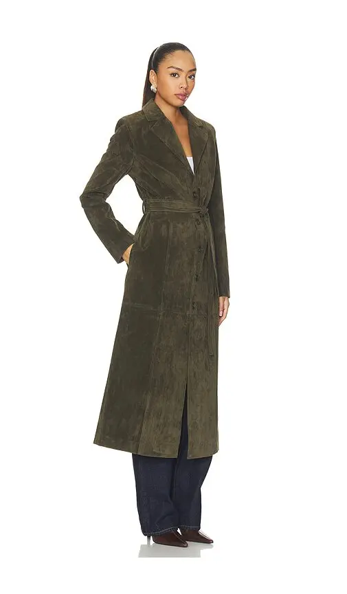 Joe's Jeans The Faux Suede Long Coat