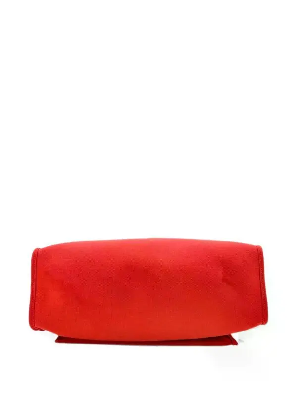 Hermès Herbag Zip Leather And Toile 31 Shoulder Bag