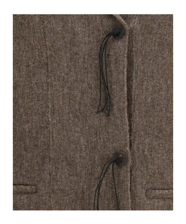 Giorgio Armani Tassel Wool Jersey Blazer