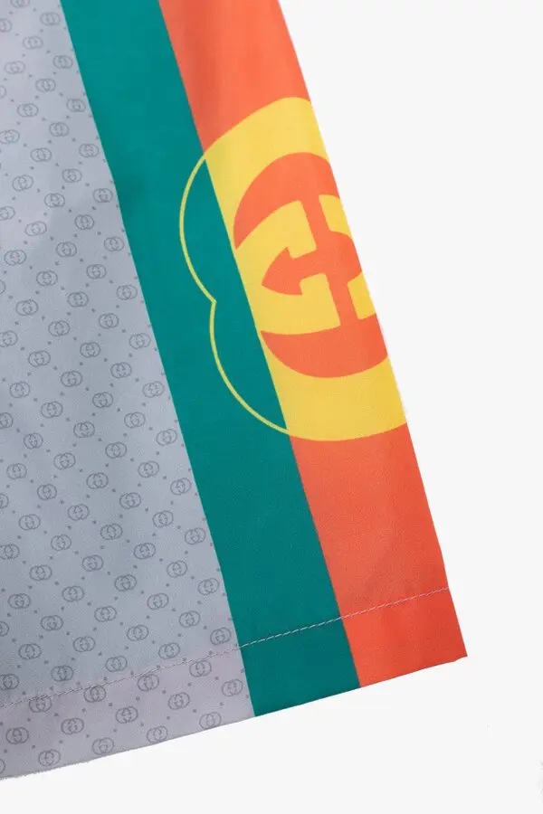 Gucci Monogram Panelled Swim Shorts