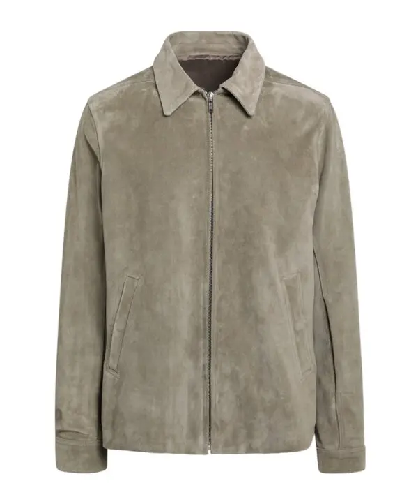 Rick Owens Long-sleeved Zipped Jacket - Deep Pearl