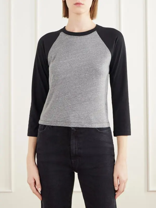 Eterne Two-tone Jersey T-shirt