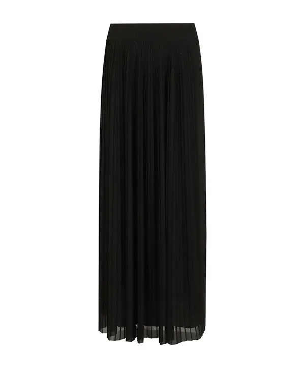 Peserico Glitter-effect Pleated Skirt