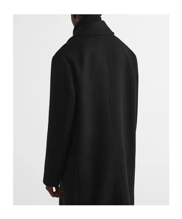 Fendi Long-length Wool Coat With A Peaked Lapel