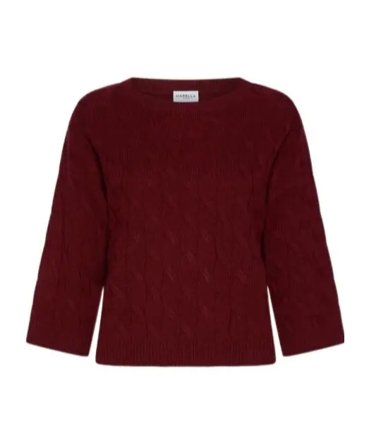 Marella Cable-knit Wool And Cashmere Jumper