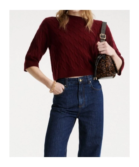 Marella Cable-knit Wool And Cashmere Jumper